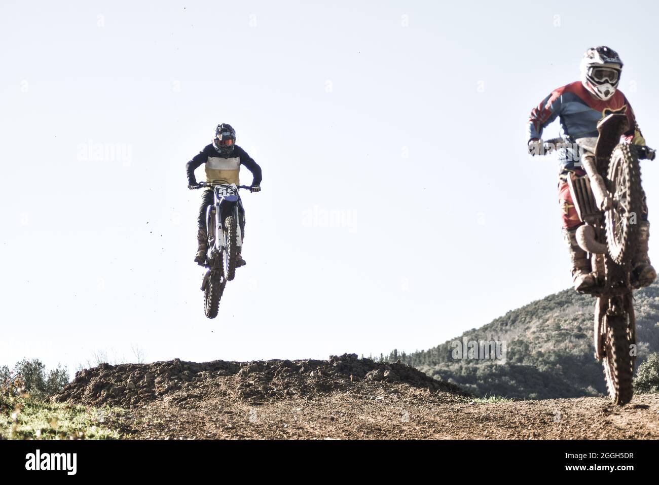 Friends on motorbike hi-res stock photography and images - Alamy