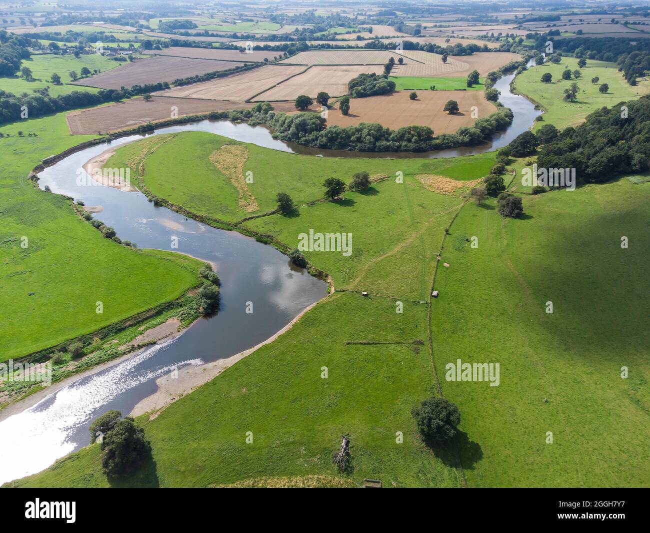 Sinuous river meander hi-res stock photography and images - Alamy