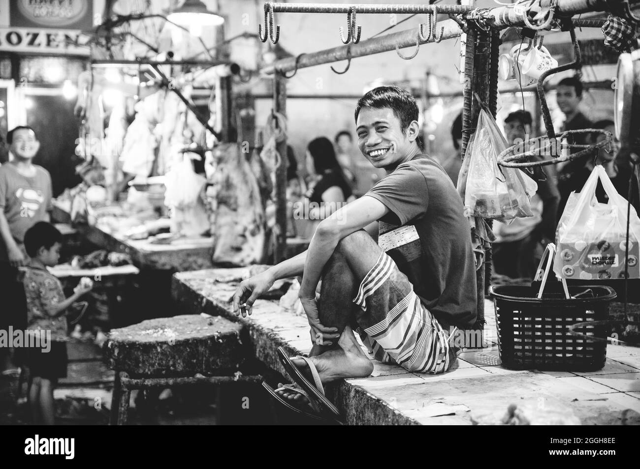 Local filipino store Black and White Stock Photos & Images - Alamy