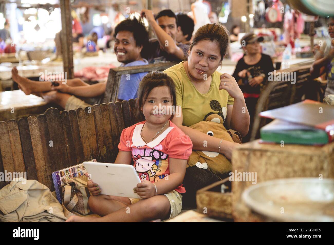 BACOLOD, PHILIPPINES - Feb 03, 2019: The Filipino native marketplace ...
