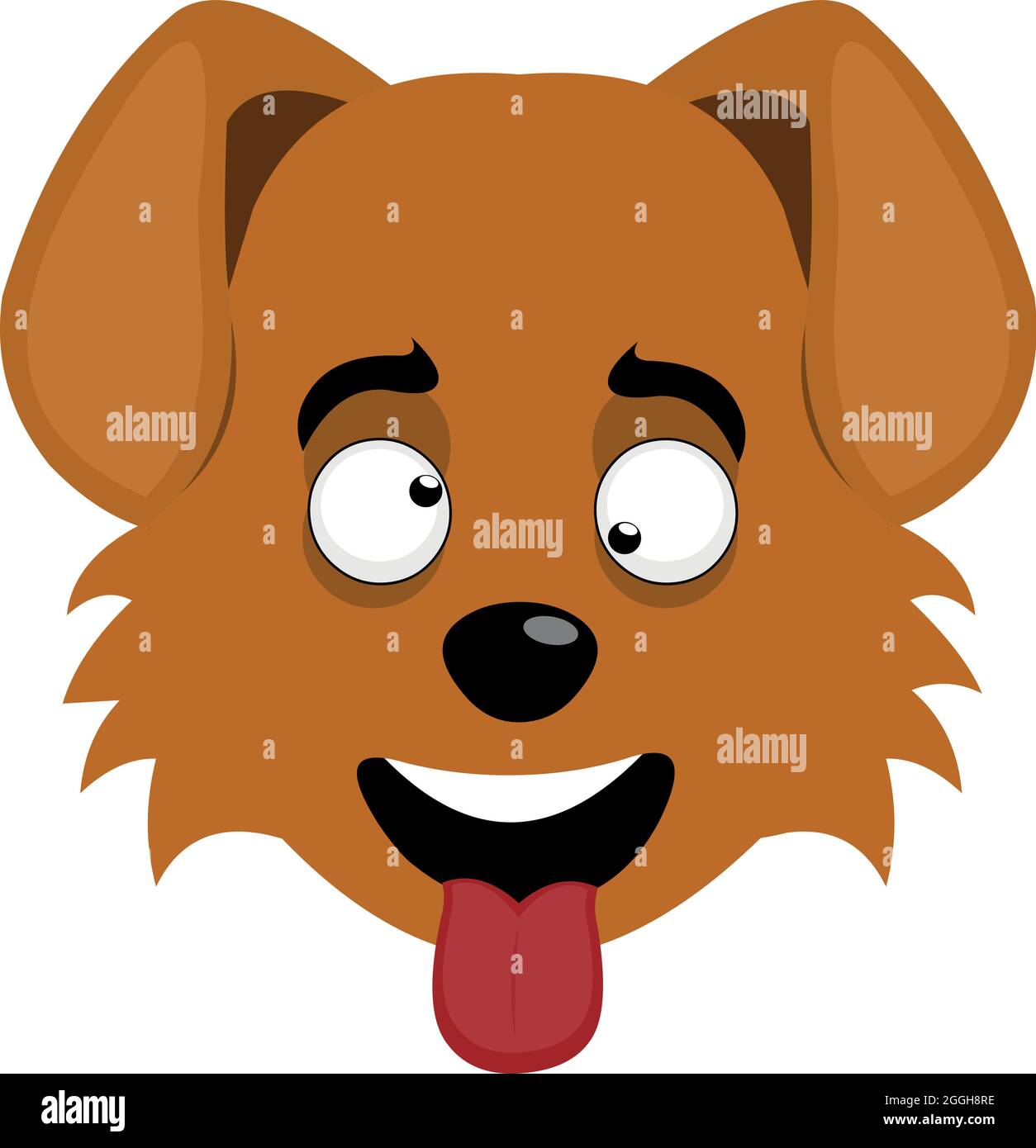 Cartoon Smiley Face With Tongue Sticking Out