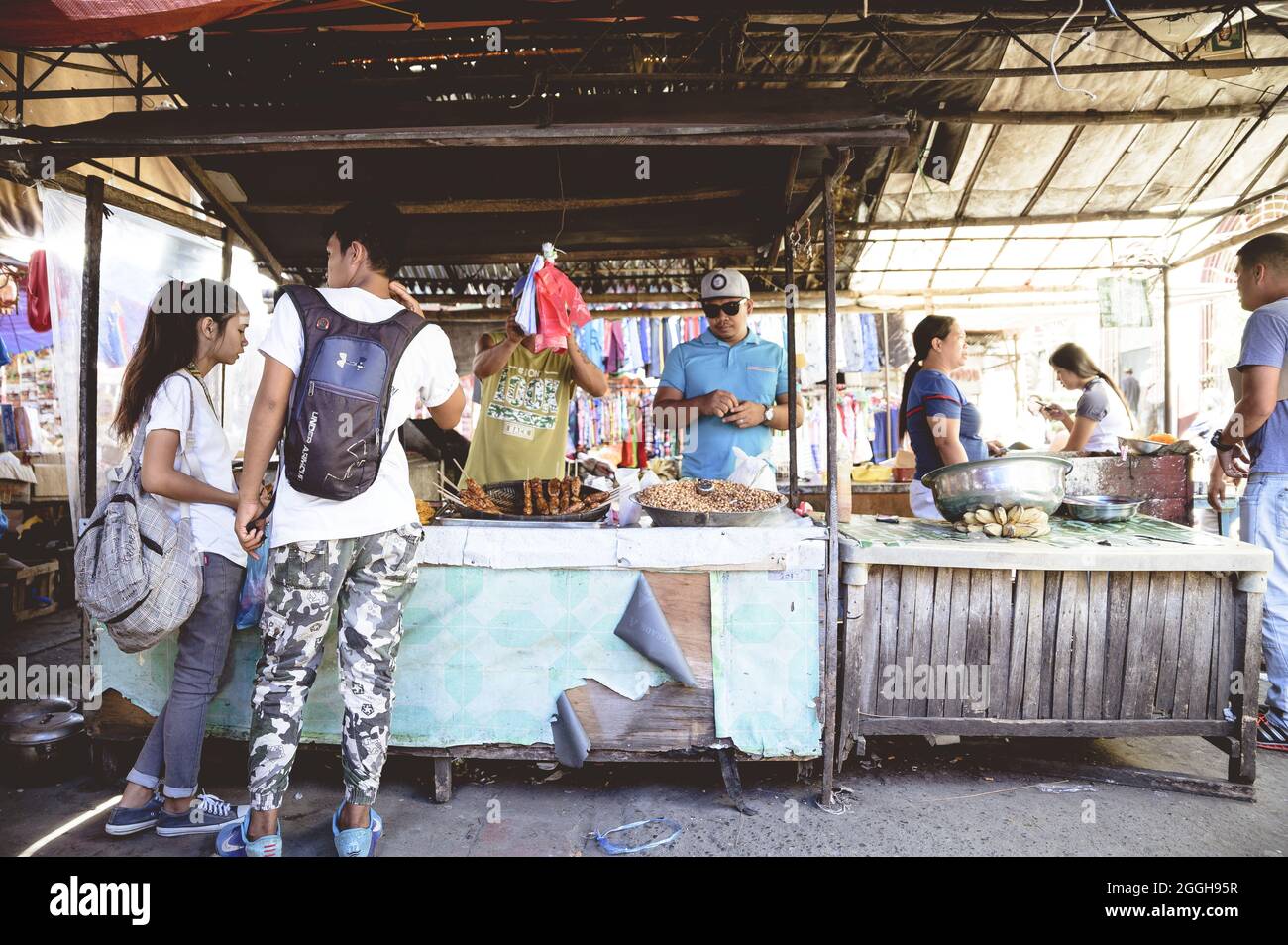 BACOLOD, PHILIPPINES - Feb 03, 2019: The Filipino native marketplace ...