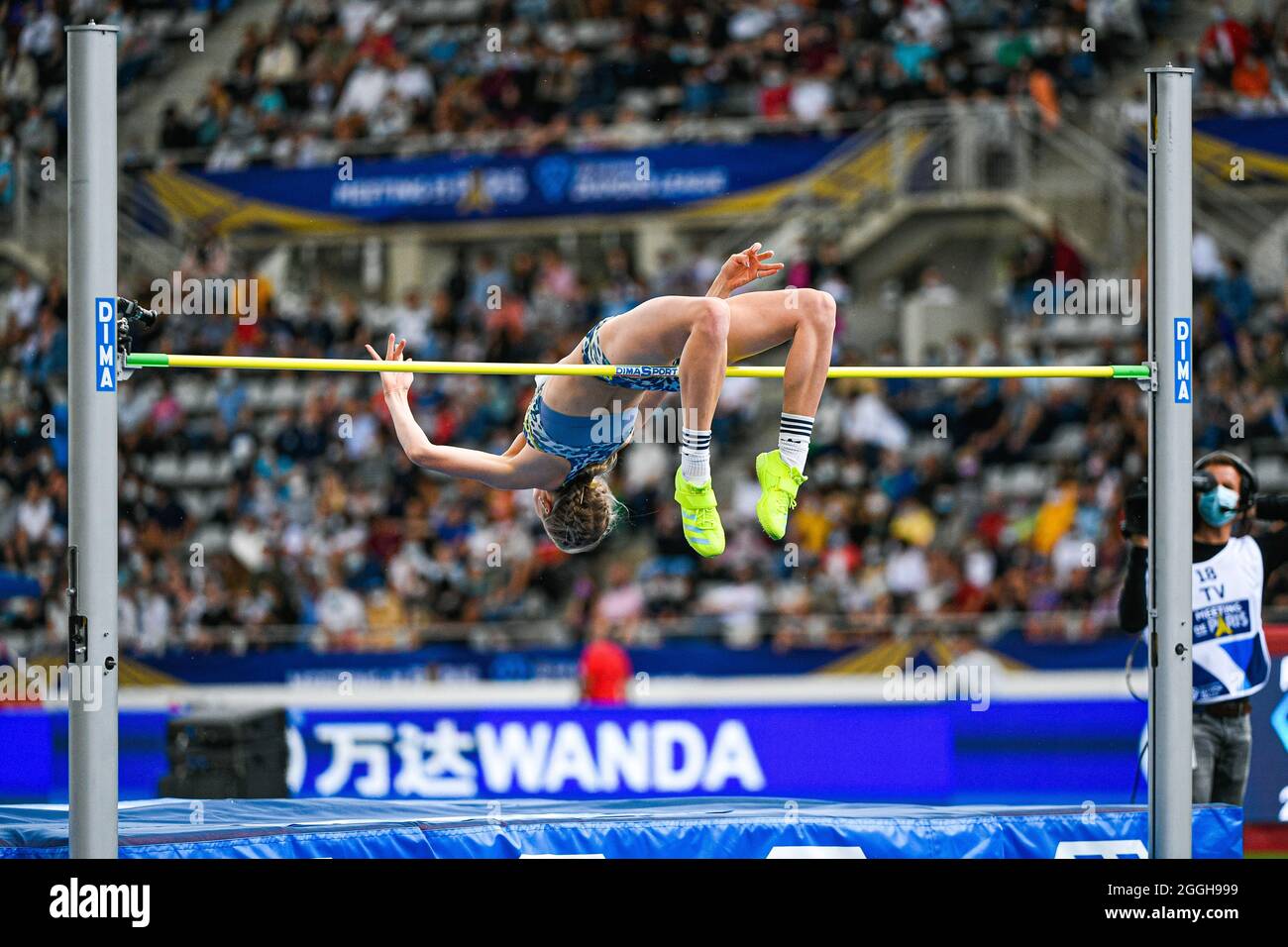 Eleanor Patterson (Women's High Jump) of Australia competes during the ...