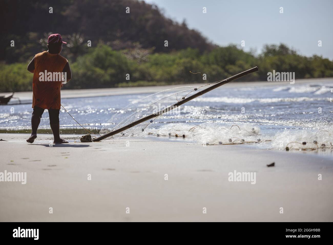 BACOLOD, PHILIPPINES - Mar 03, 2019: A Filipino fishing village on the ...