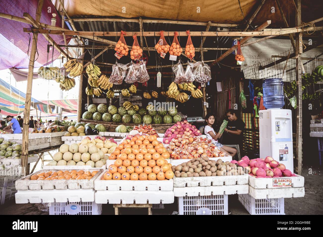BACOLOD, PHILIPPINES - Feb 03, 2019: The Filipino native marketplace ...