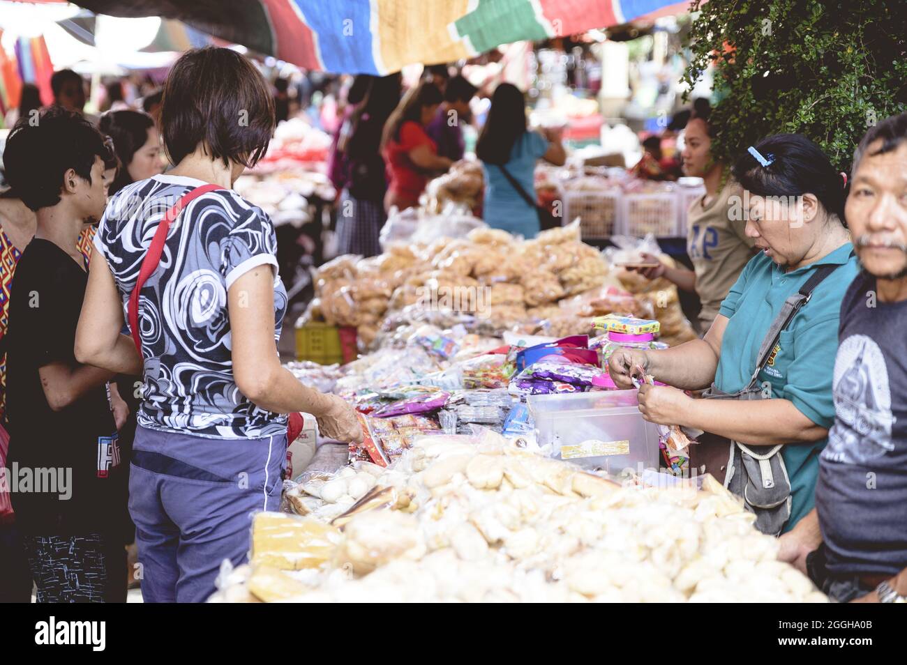 BACOLOD, PHILIPPINES - Feb 03, 2019: The Filipino native marketplace ...