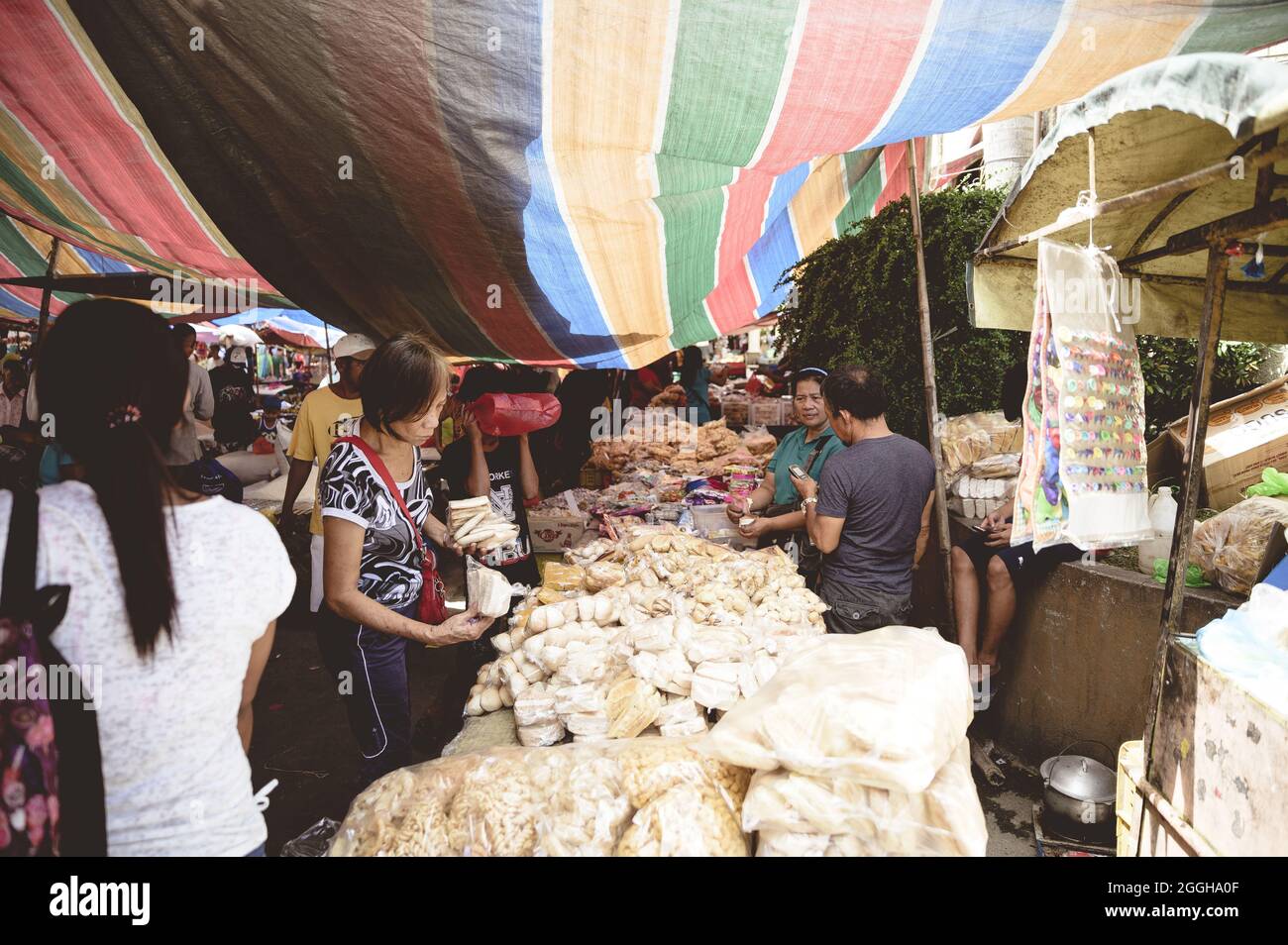 BACOLOD, PHILIPPINES - Feb 03, 2019: The Filipino native marketplace ...
