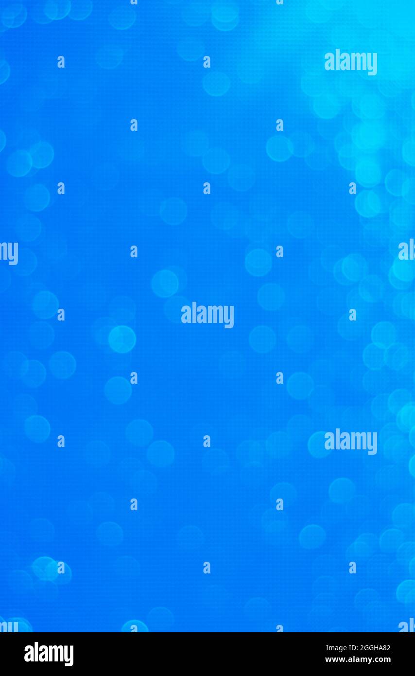 Gradient Ultramarine Blue Illuminated Bokeh for Abstract Background ...