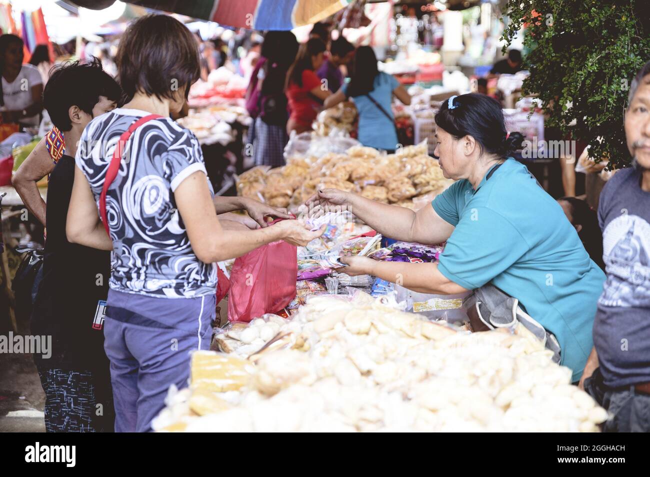 BACOLOD, PHILIPPINES - Feb 03, 2019: The Filipino native marketplace ...