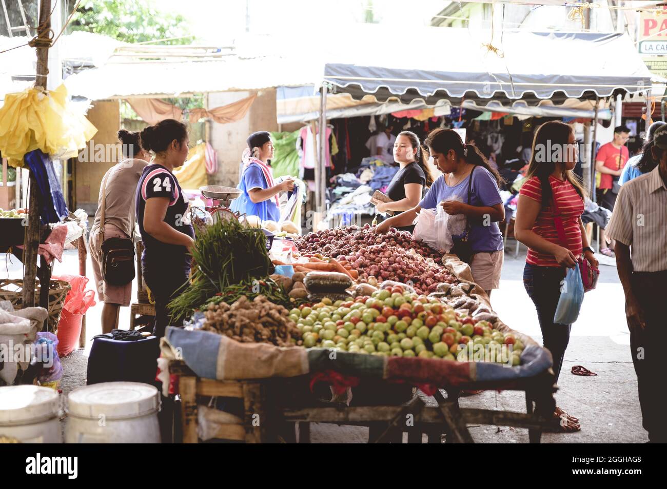 BACOLOD, PHILIPPINES - Feb 03, 2019: The Filipino native marketplace ...