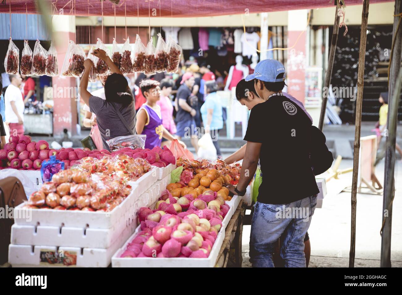 BACOLOD, PHILIPPINES - Feb 03, 2019: The Filipino native marketplace ...