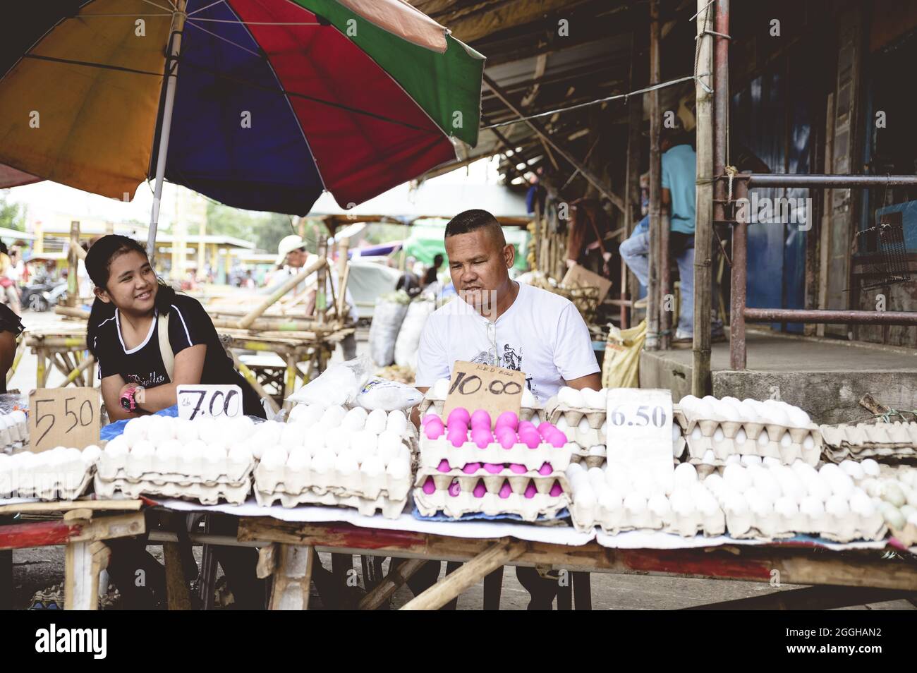 BACOLOD, PHILIPPINES - Feb 03, 2019: The Filipino native marketplace ...