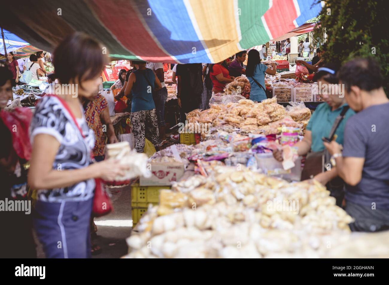 BACOLOD, PHILIPPINES - Feb 03, 2019: The Filipino native marketplace ...