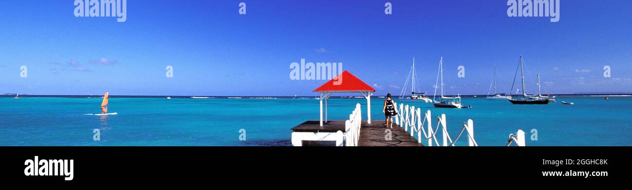 GUADELOUPE (FRENCH WEST INDIES) SEASIDE VILLAGE OF SAINT-FRANCOIS ...