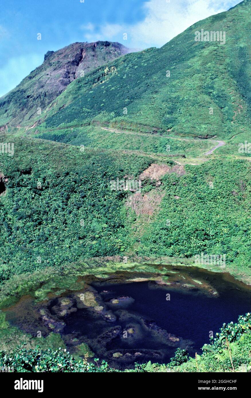 FRANCE. GUADELOUPE. THE SOUFRIERE VOLCANO Stock Photo - Alamy