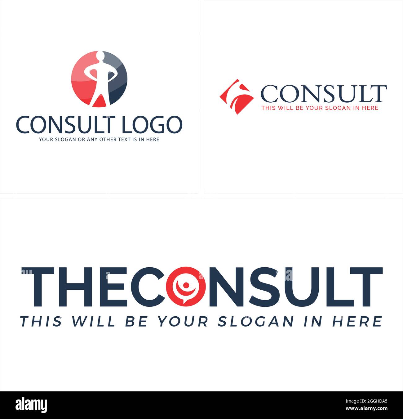 Consulting concept modern line Stock Vector Images - Alamy
