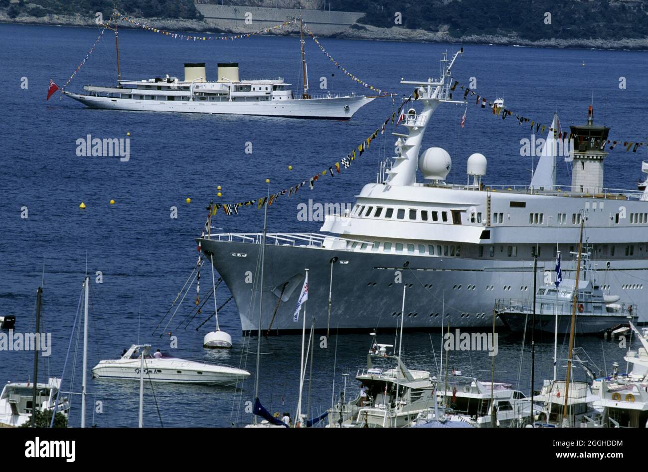 MONACO PRINCIPALITY OVERVIEW ON THE HARBOUR Stock Photo - Alamy