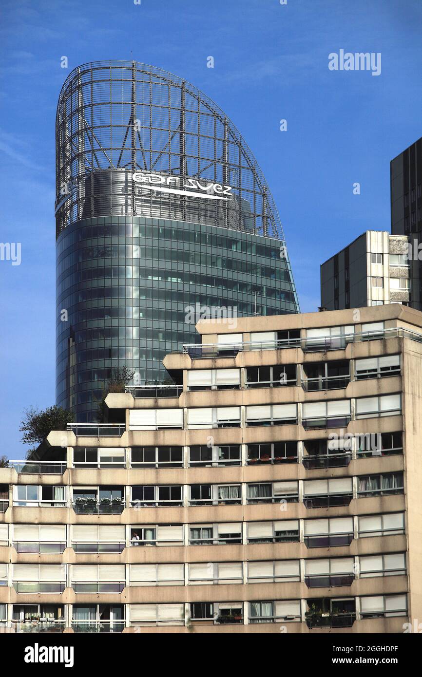 FRANCE. HAUTS-DE-SEINE (92) LA DEFENSE BUSINESS DISTRICT. GDF SUEZ ...