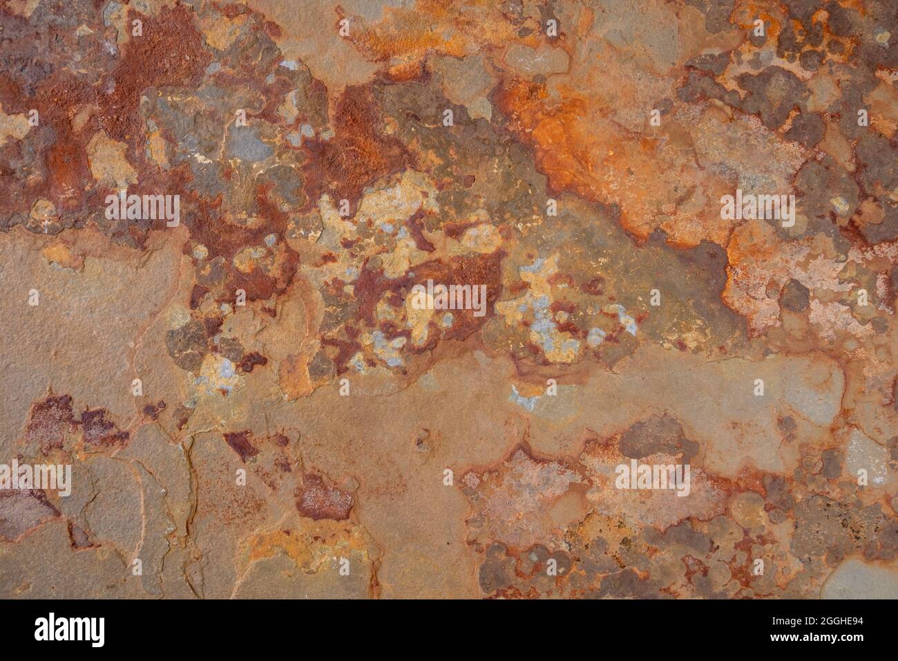 slate stone with rusty texture Stock Photo - Alamy