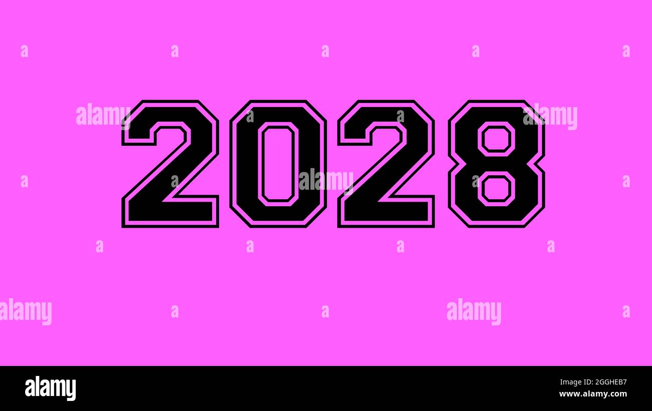 2028 calender hi-res stock photography and images - Alamy