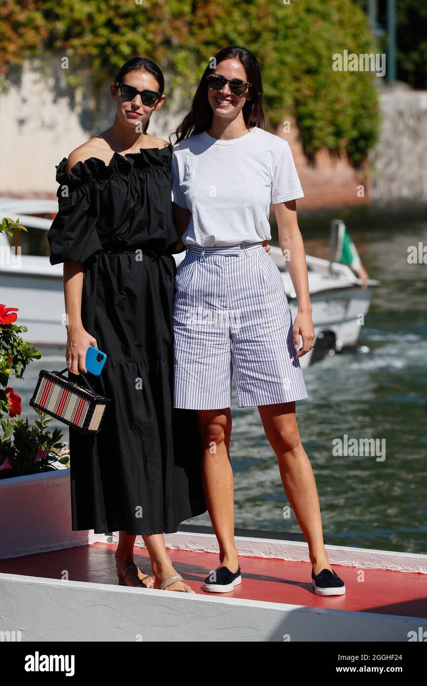 Venice, Italy. September 01, 2021, Countesses Viola And Vera Arrivabene ...