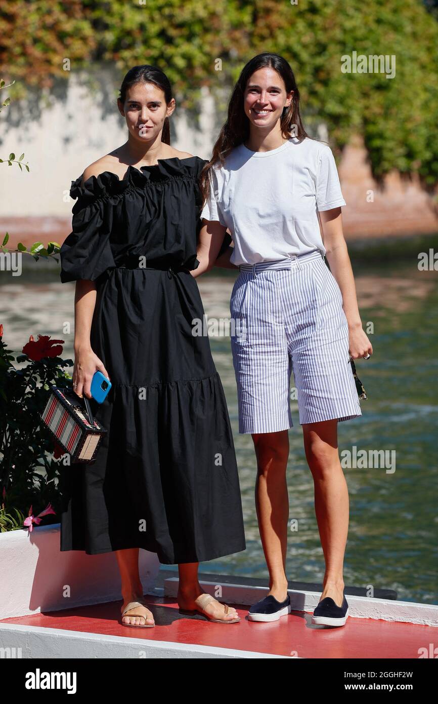 Venice, Italy. September 01, 2021, Countesses Viola And Vera Arrivabene ...