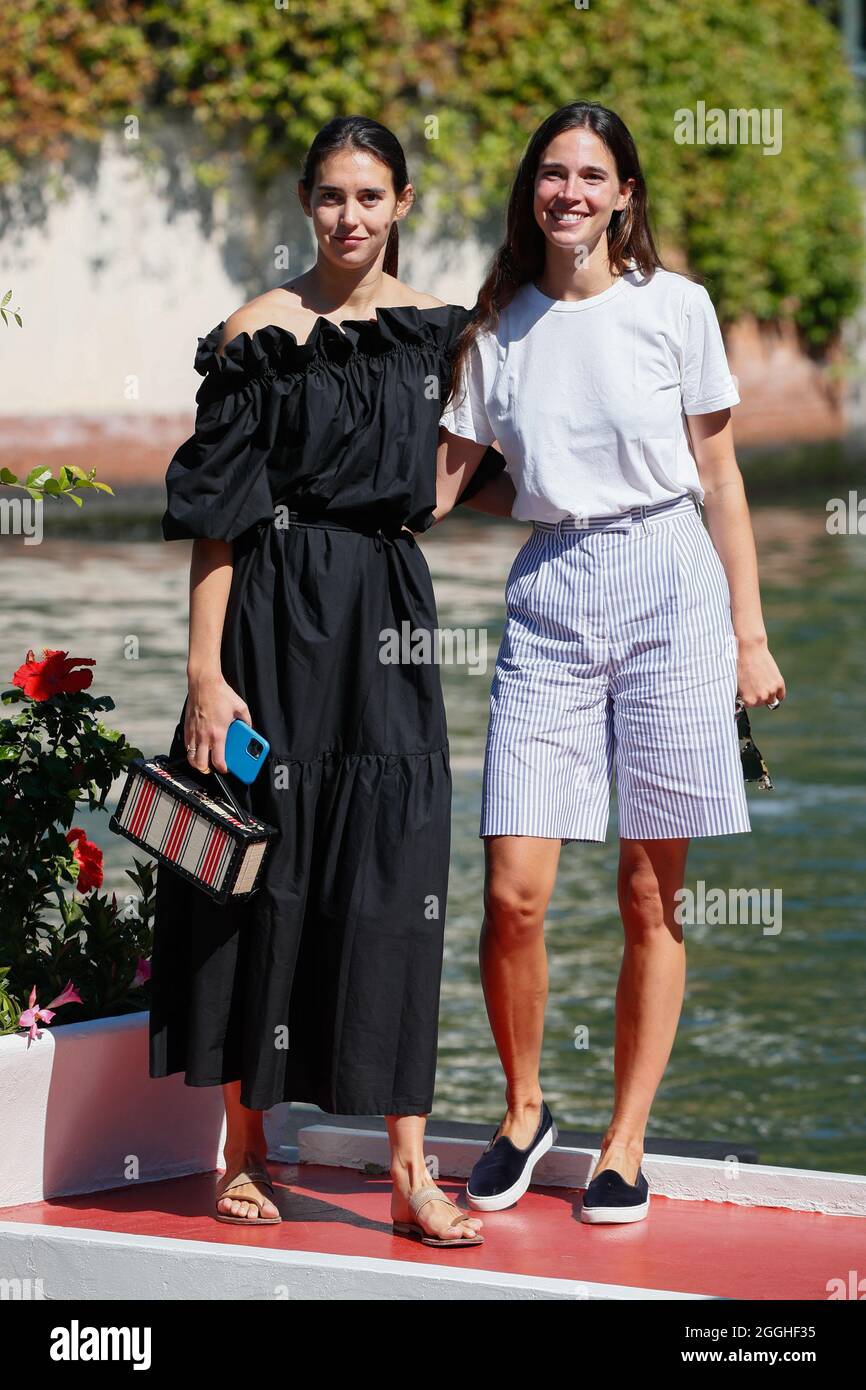Venice, Italy. September 01, 2021, Countesses Viola And Vera Arrivabene ...