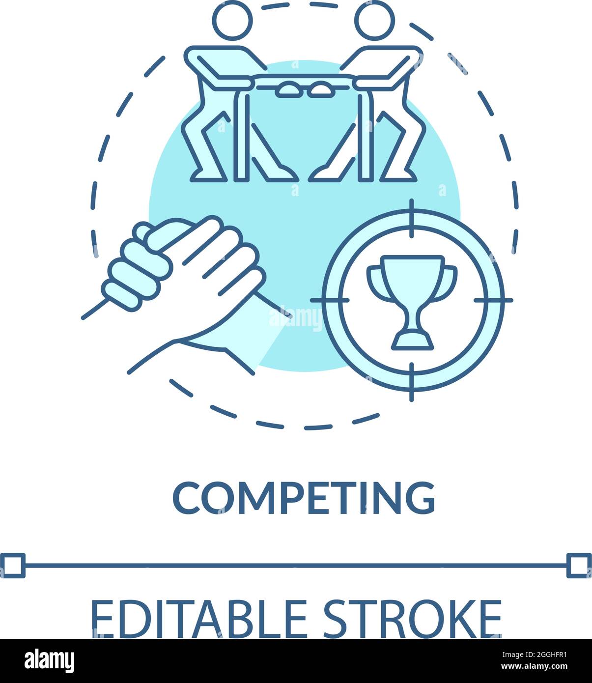 Competing office Stock Vector Images - Alamy