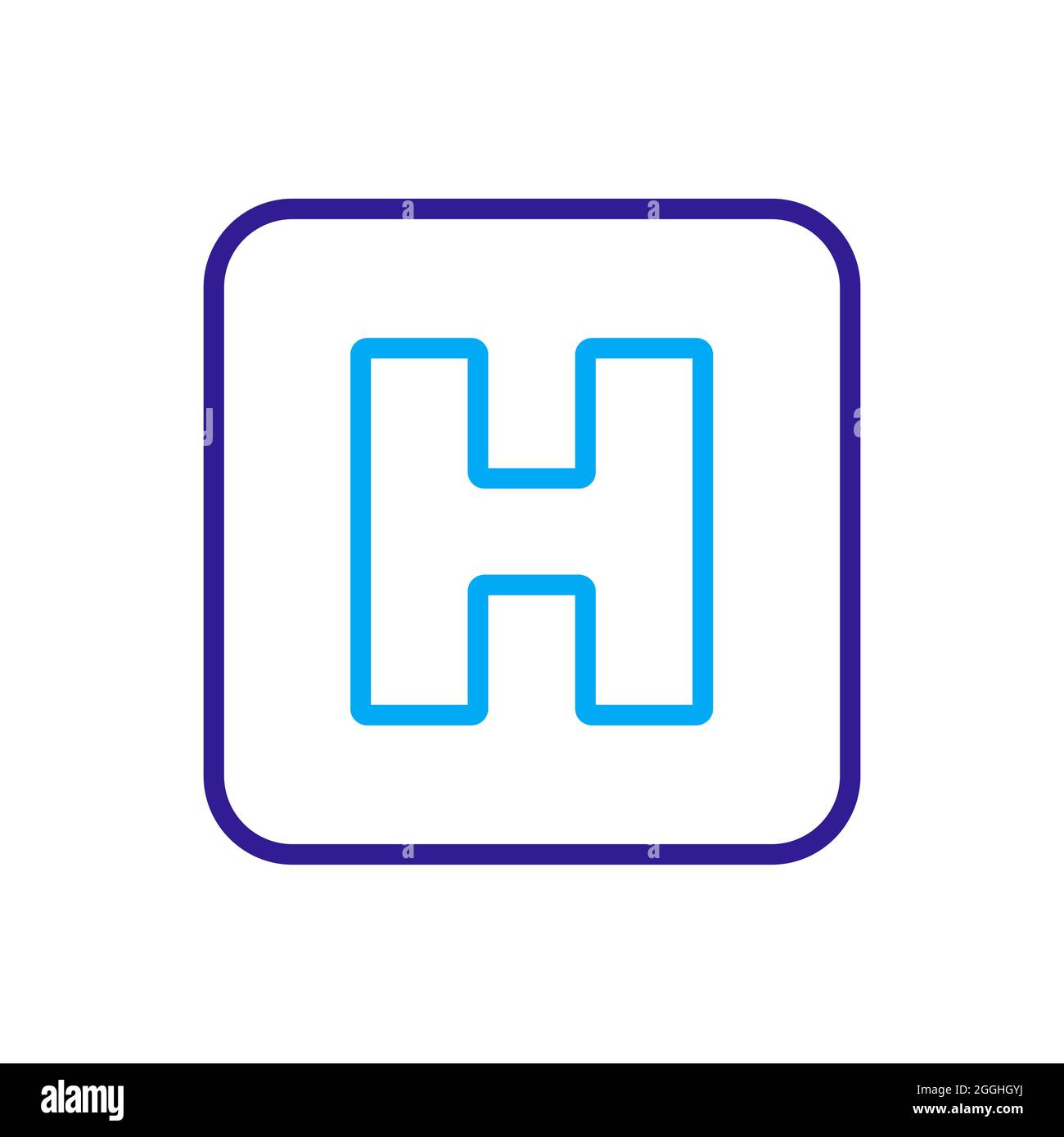 Hospital vector icon. Medicine and healthcare, medical support sign ...