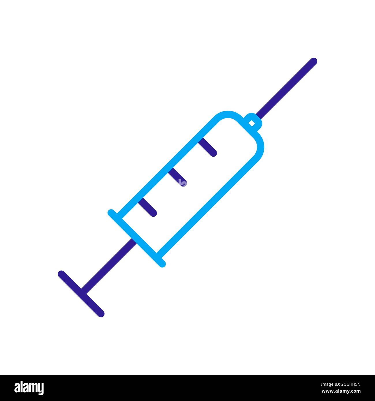 Syringe vector icon. Medicine and healthcare, medical support sign ...