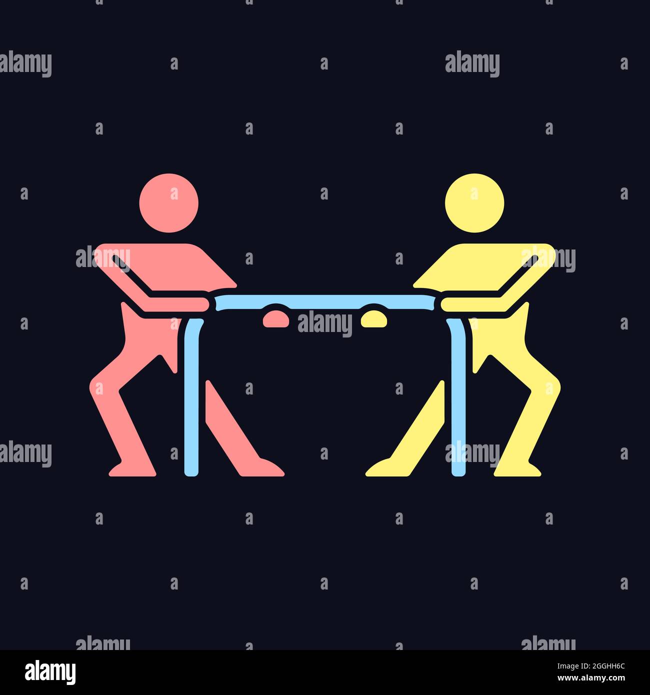 Competition RGB color icon for dark theme Stock Vector Image & Art - Alamy