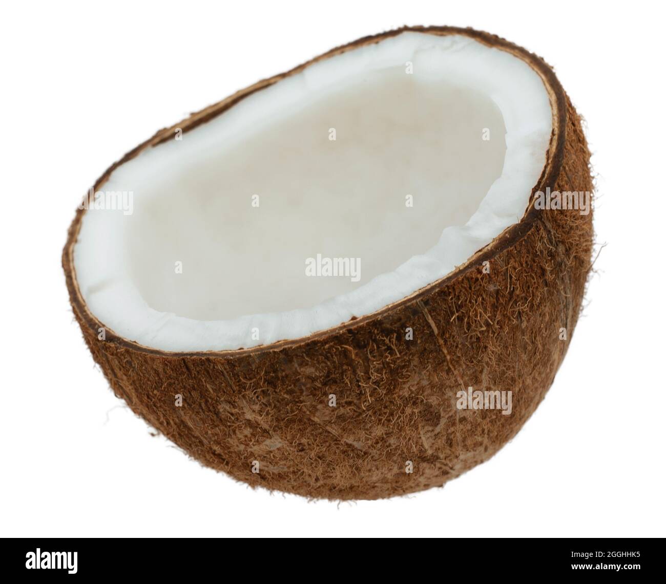 Coconut fruit isolated on white background Stock Photo - Alamy