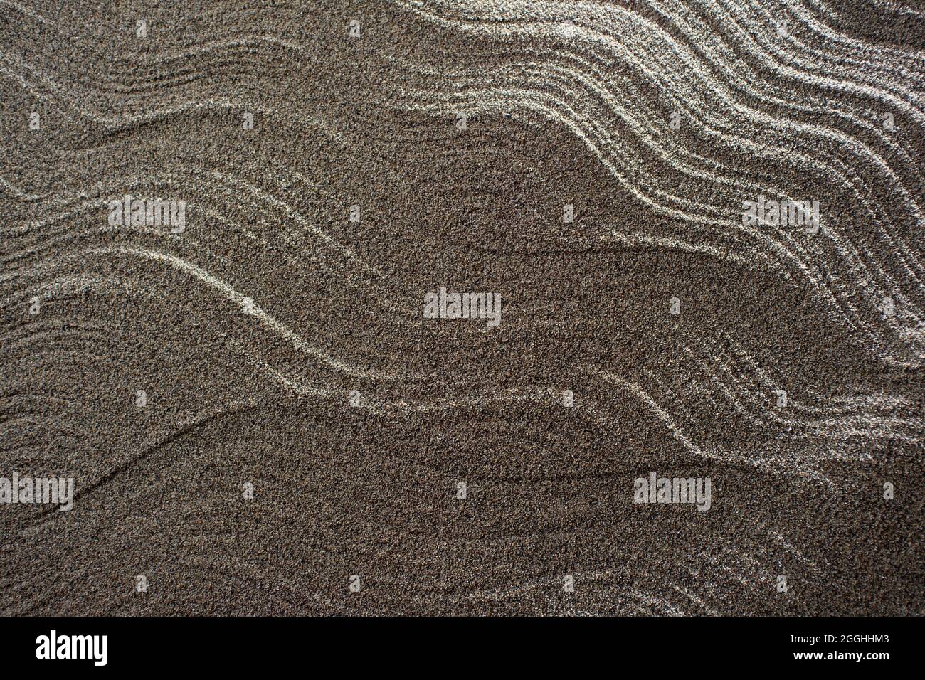 Representative background waves formed of gray sand layer Stock Photo ...