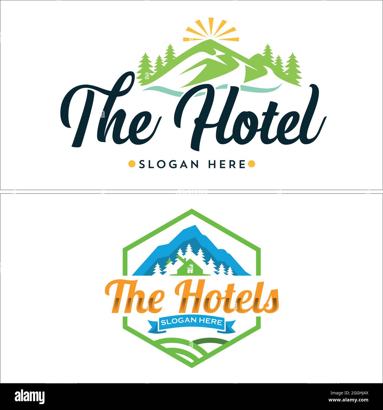 Mountain Resort Logo Design