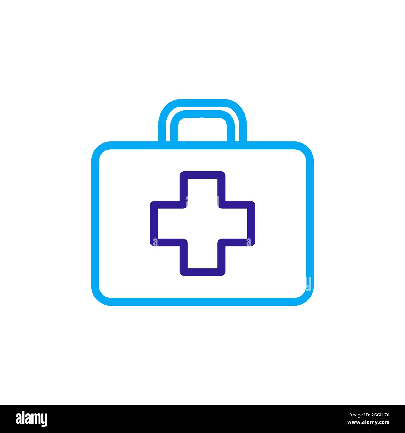First aid kid vector icon. Medicine and healthcare, medical support ...