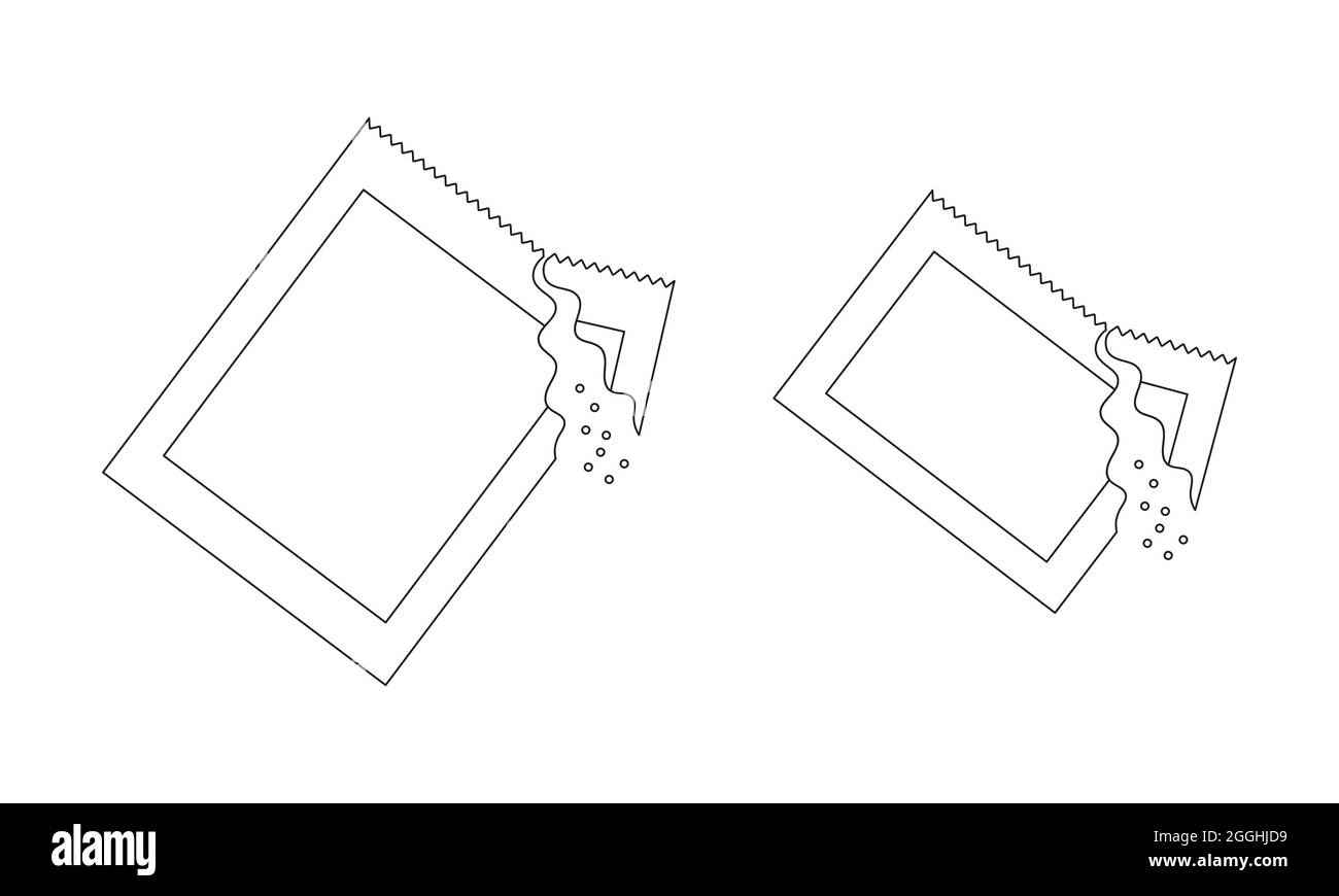 Sugar sachets sachet Cut Out Stock Images & Pictures - Alamy