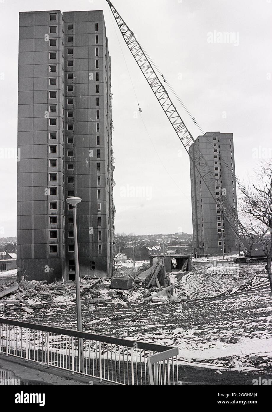 Demolition of Basford housing estate (deck access) only 17 years after ...