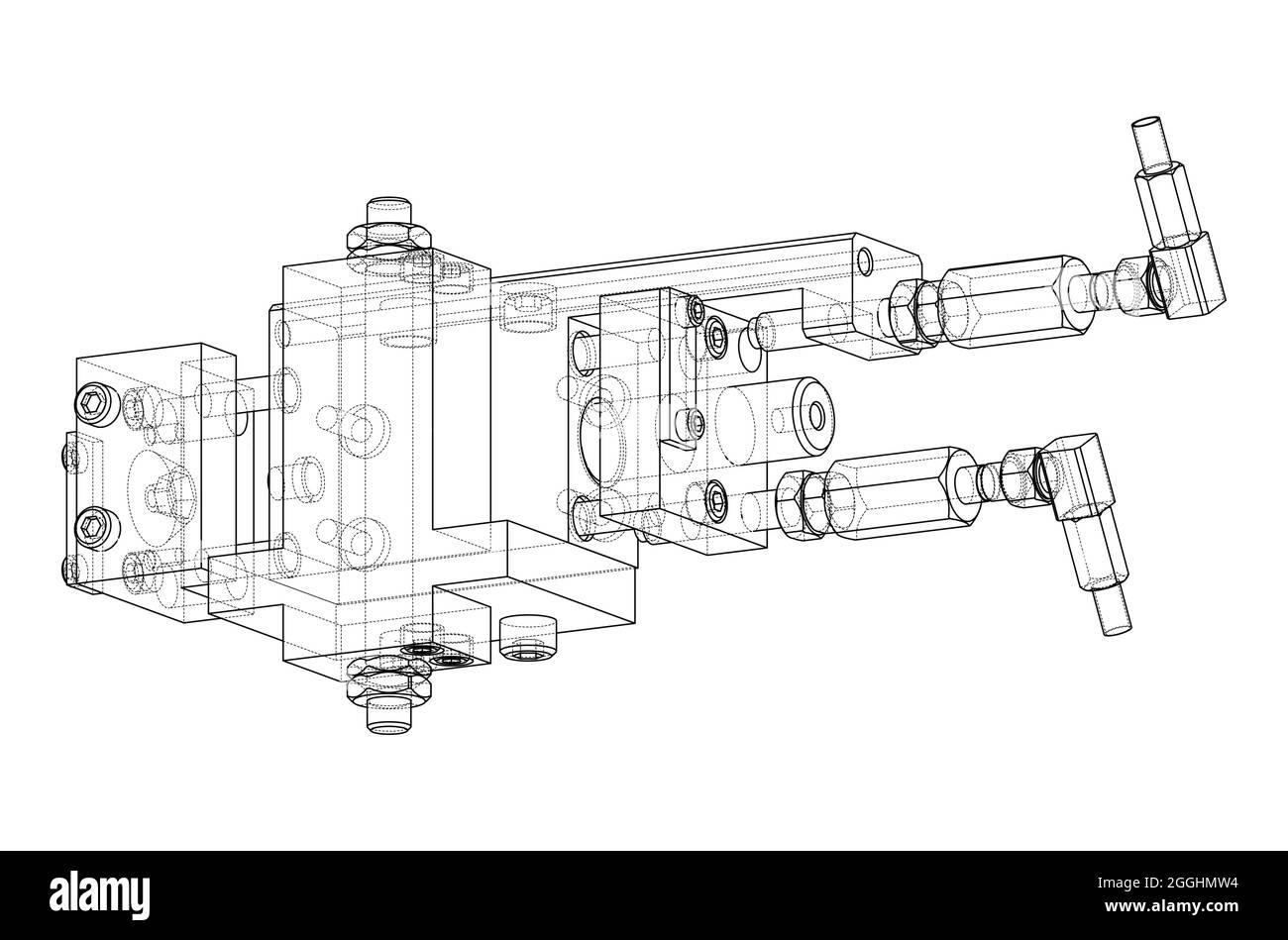 Abstract industry object concept. Vector Stock Vector Image & Art - Alamy