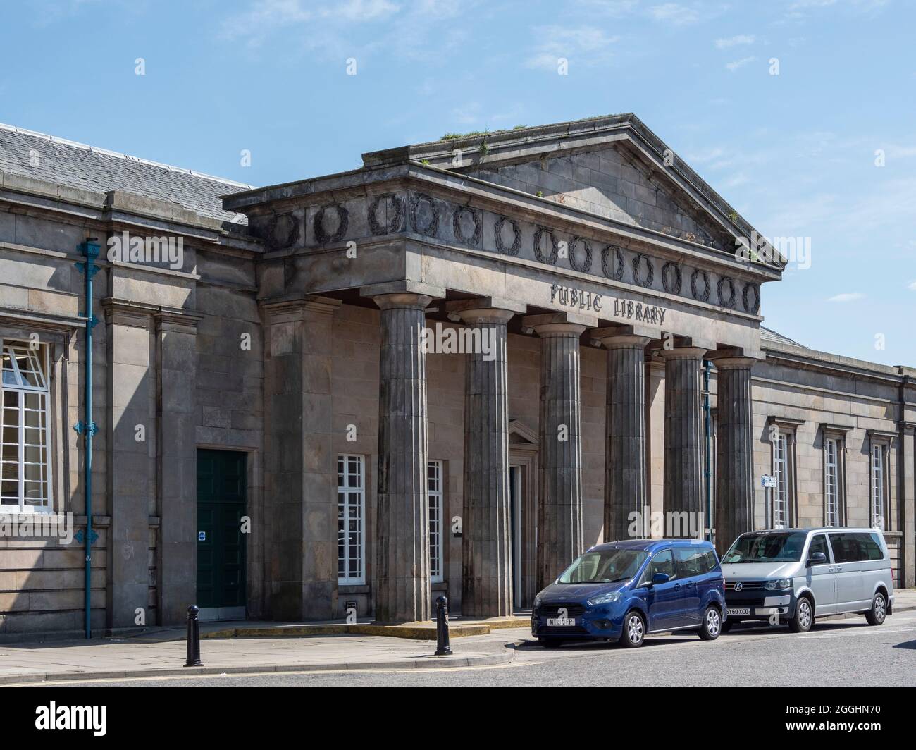 The Public Library, Farraline Park, Inverness, Scotland Stock Photo - Alamy