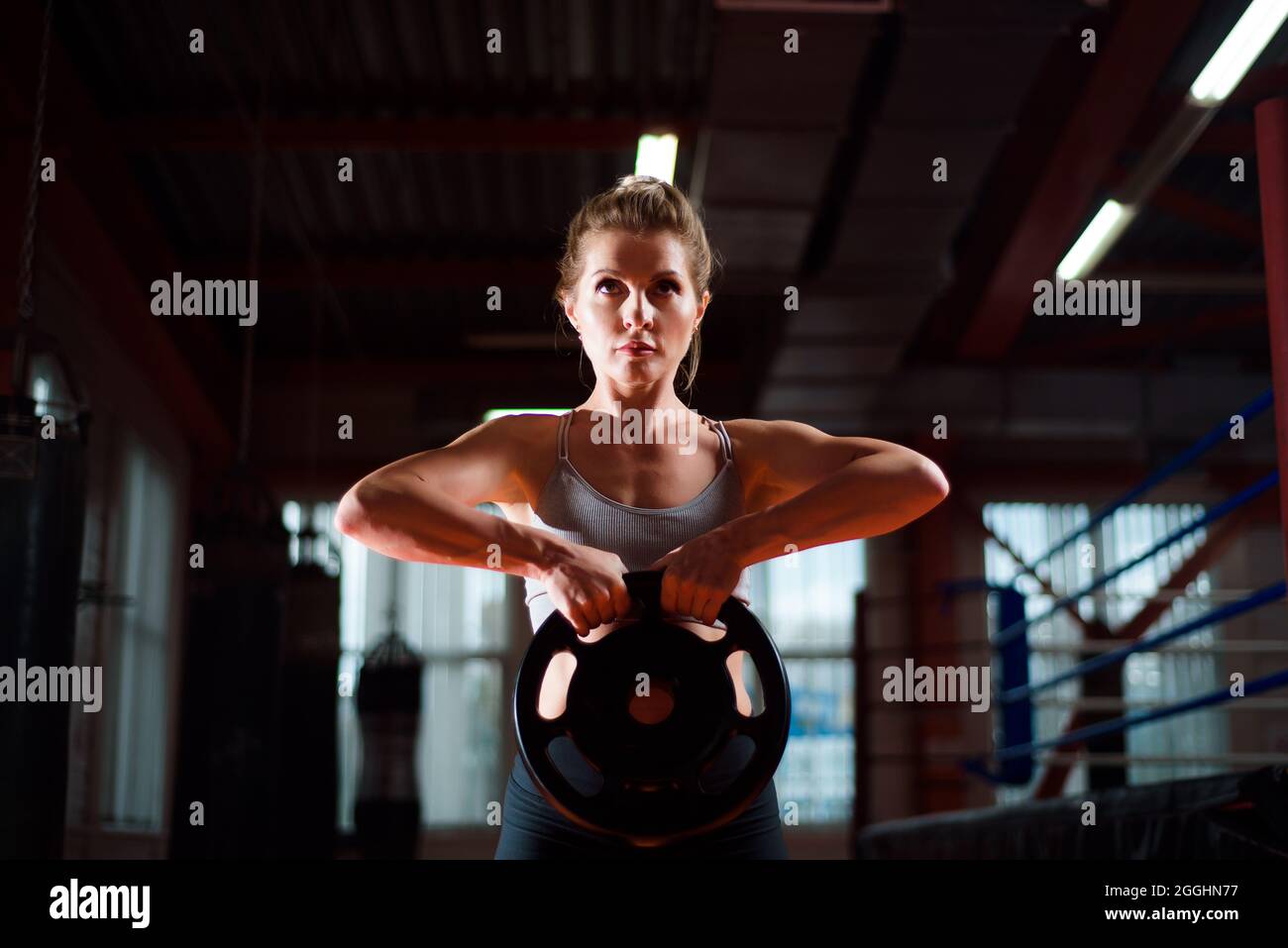 Workout, gym exercise ,lifestyle and healthy concept Stock Photo - Alamy