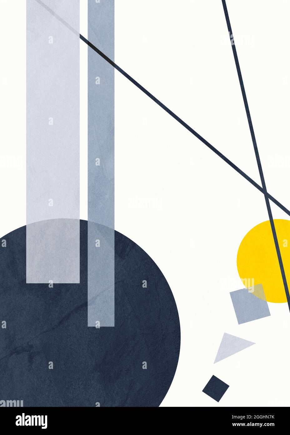 beautiful geometric abstract digital art, modern and colorful Stock ...