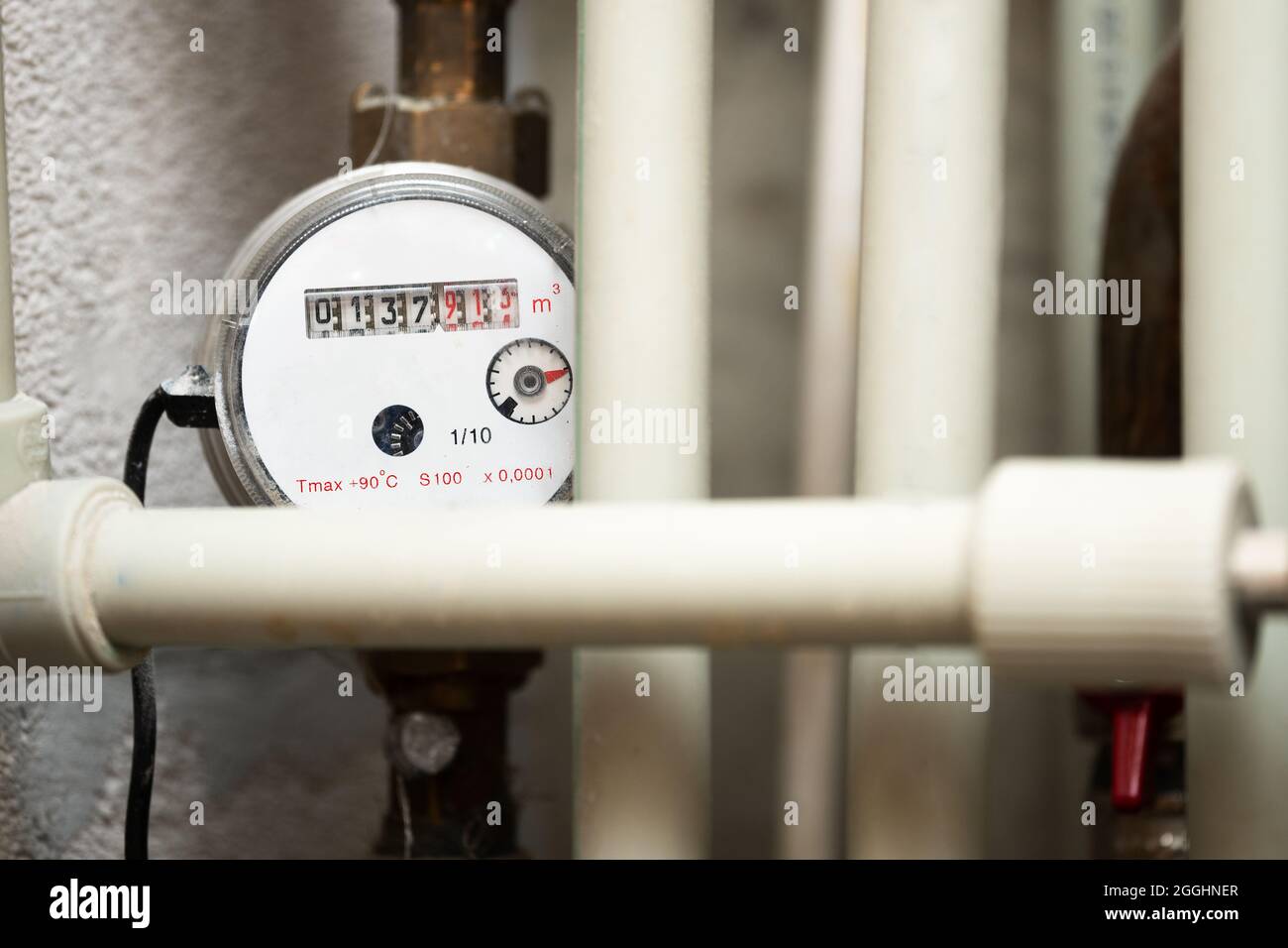 Background red plastic pipes hi-res stock photography and images - Alamy