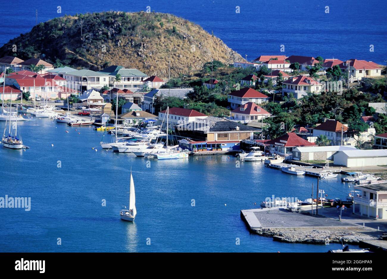 Saint barthelemy travel gustavia hi-res stock photography and images ...
