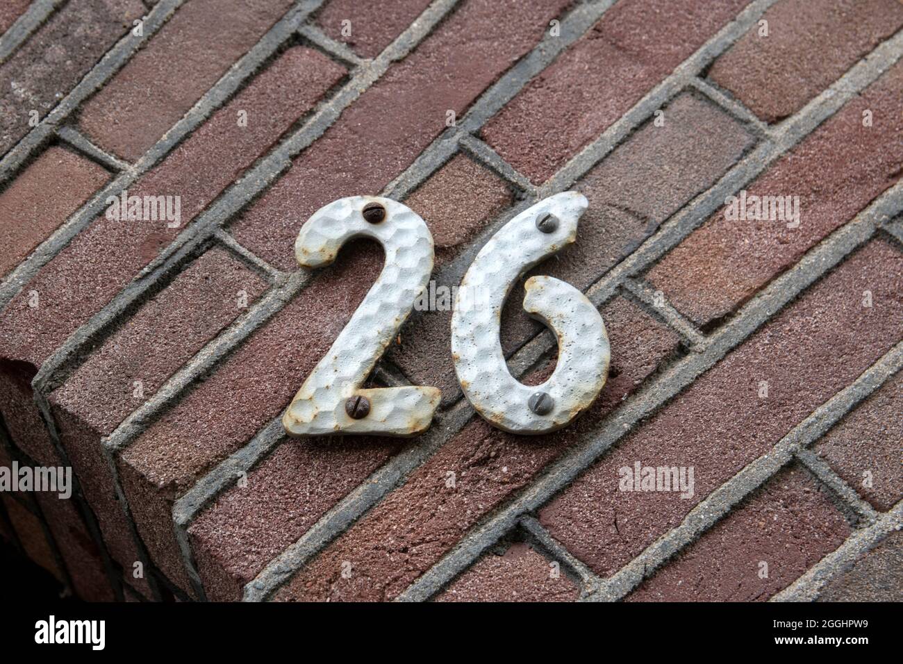 Close Up House Number 26 At Amsterdam The Netherlands 9-8-2021 Stock ...