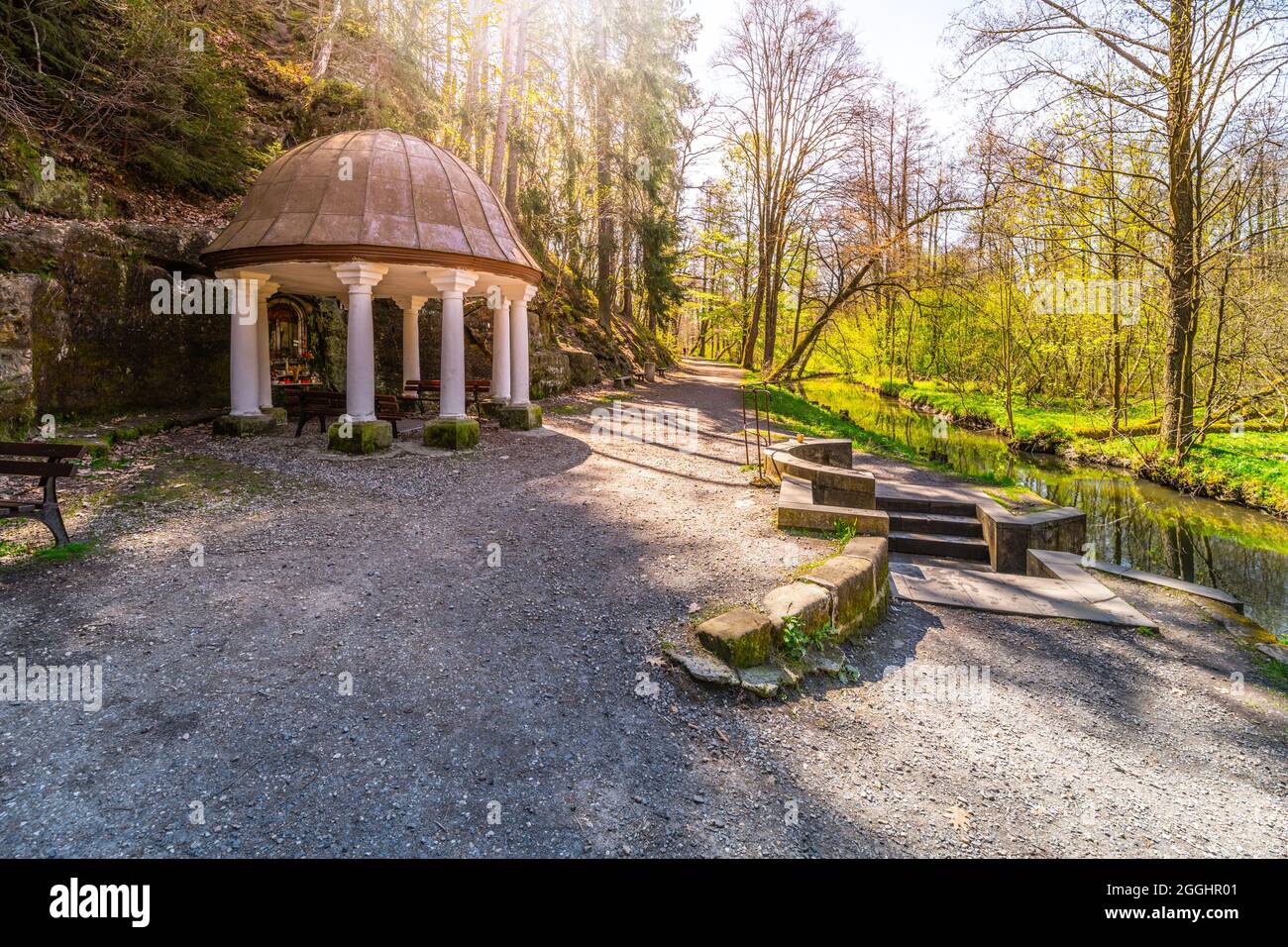 Spring of Saint Zdislava near Lemberk Castle, Jablonne v Podjestedi ...