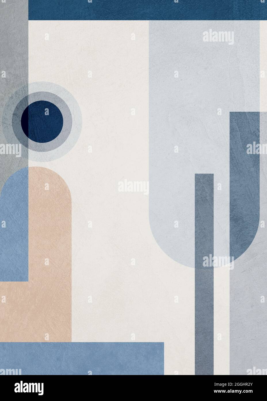 beautiful geometric abstract digital art, modern and colorful Stock ...