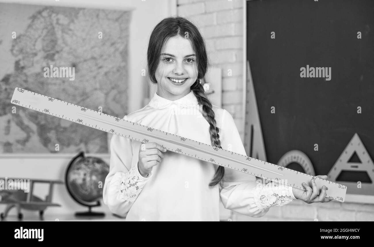 student learning geometry. back to school. High school student learning ...