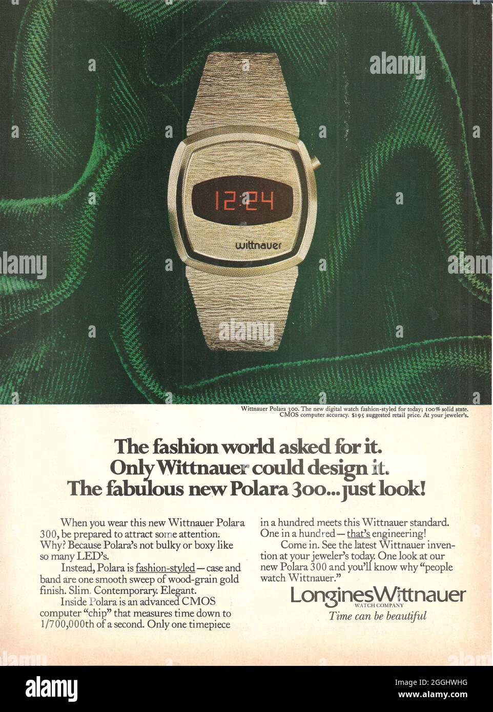 Longines magazine advertisement hi-res stock photography and images - Alamy