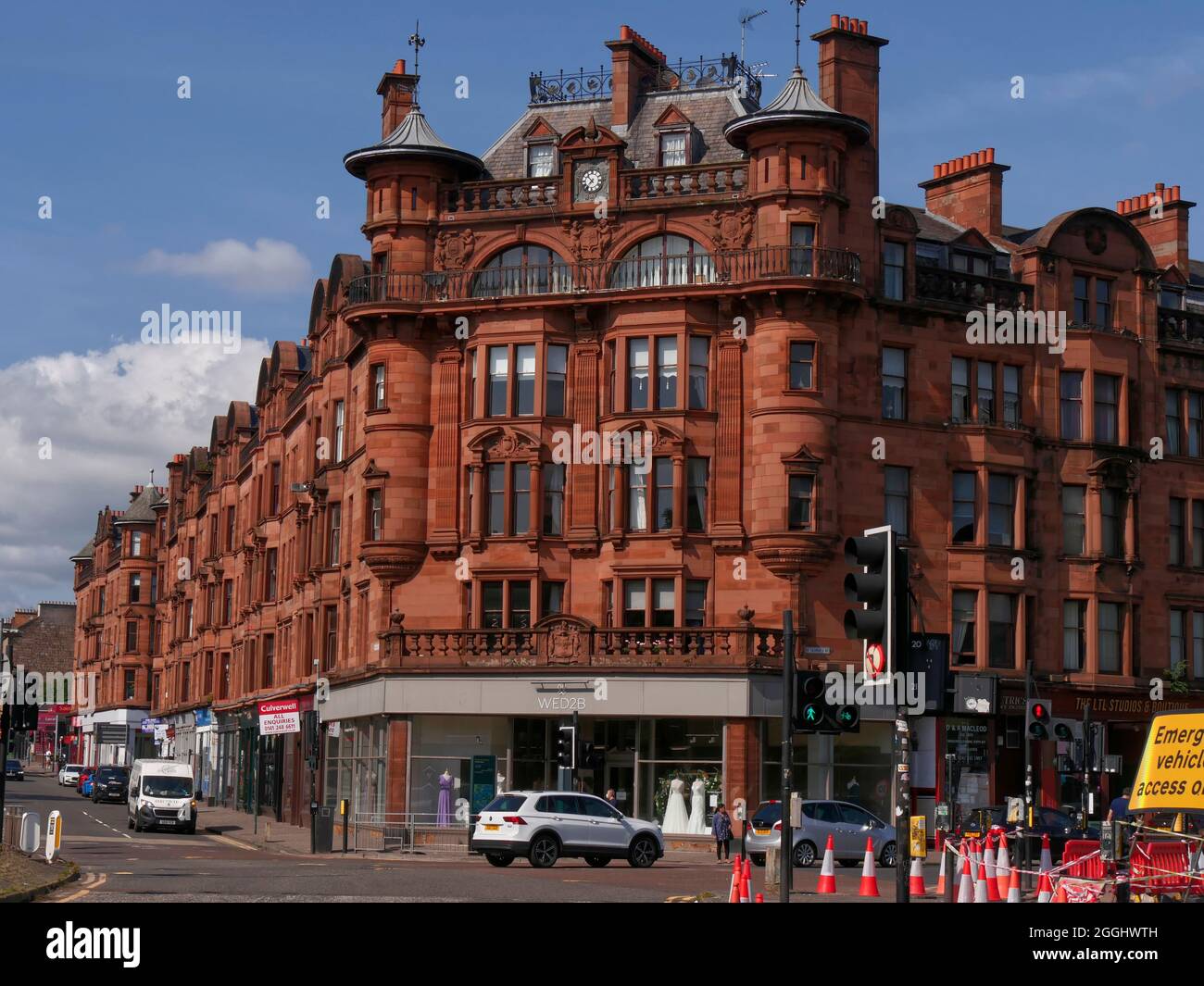 St George's Mansions, by architects Frank Burnet & Boston, Glasgow city ...