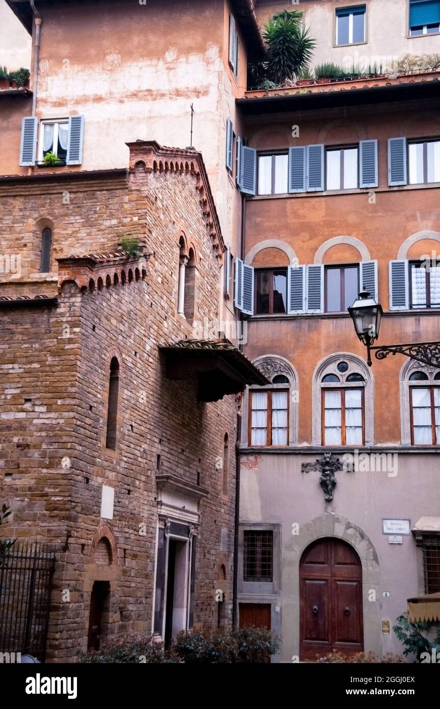 Romanesque Church of Santi Apostoli in Florence, Italy Stock Photo - Alamy